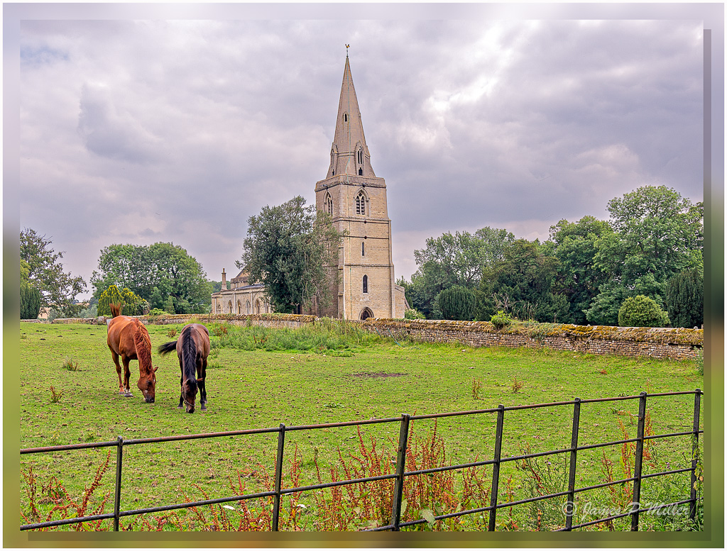 The 7th Earl, His 2nd Wife and St Peter’s Church Deene. | Photographic ...